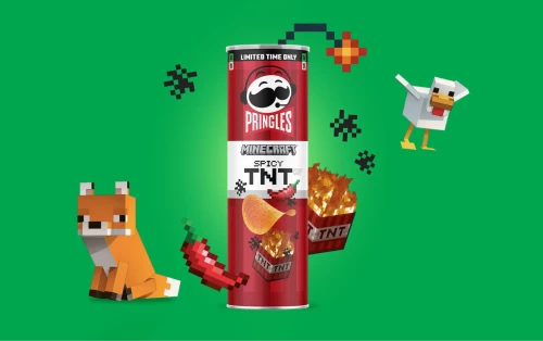 новый вкус чипсов Pringles "Spicy TNT" для фанатов Minecraft — trends.aic